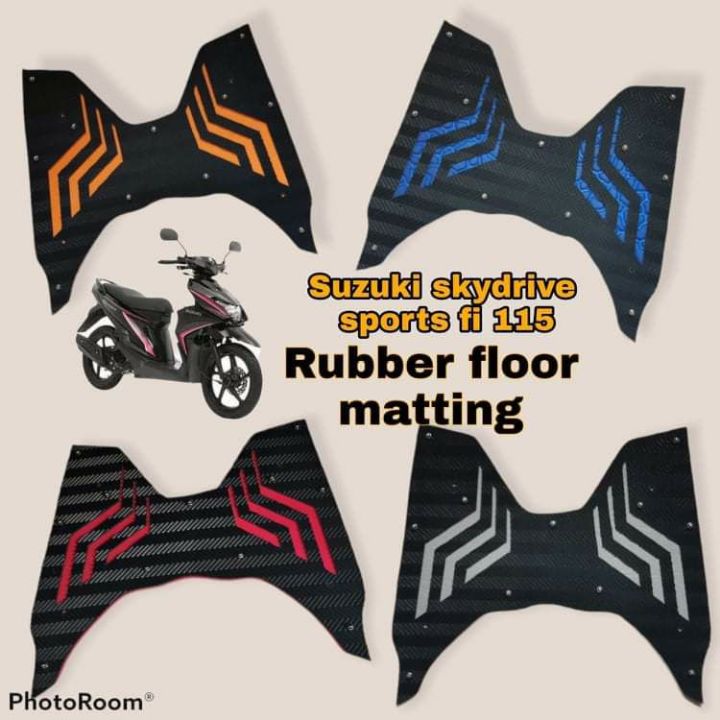 Suzuki Skydrive Sports Fi 115 Rubber Floor Matting | Lazada PH