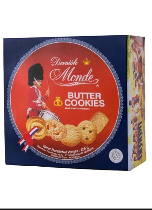 Monde Butter Cookies 908 gram dan 454gr exp 2025 | Monde kemasan kaleng ...