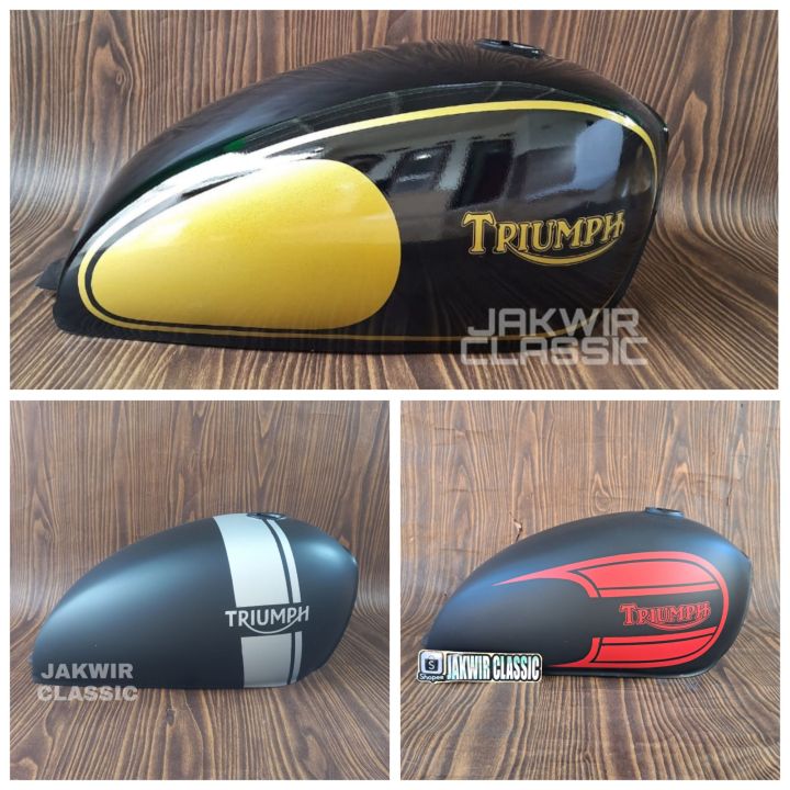 Tangki Japstyle Triumph custom Bobber Scrambler Tangki Triumph Polos ...