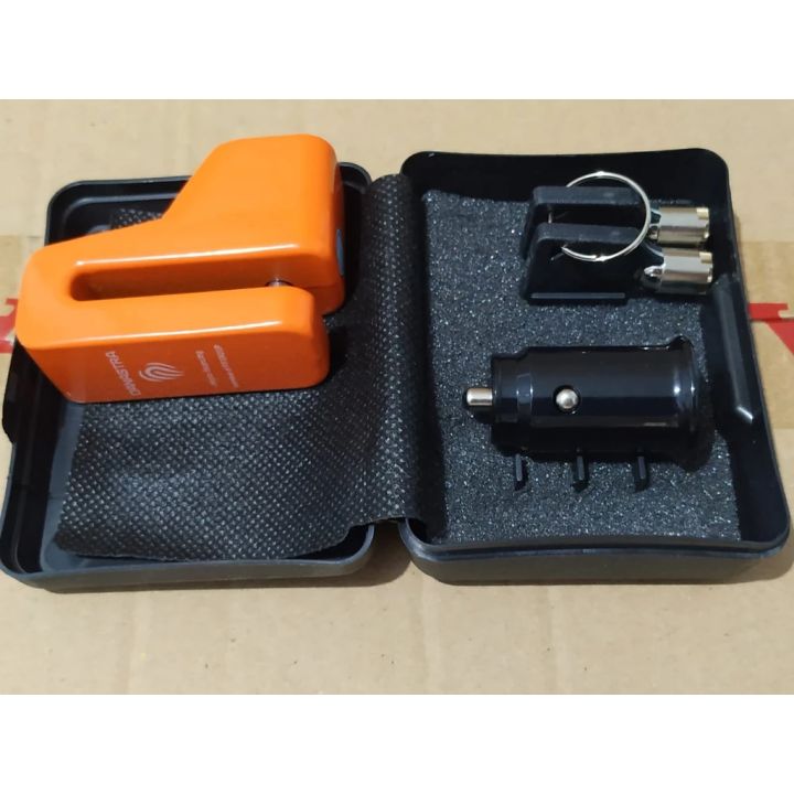 KUNCI DISK GEMBOK CAKRAM ( DISLOCK ) & USB CHARGER MOTOR ORIGINAL DARI ...