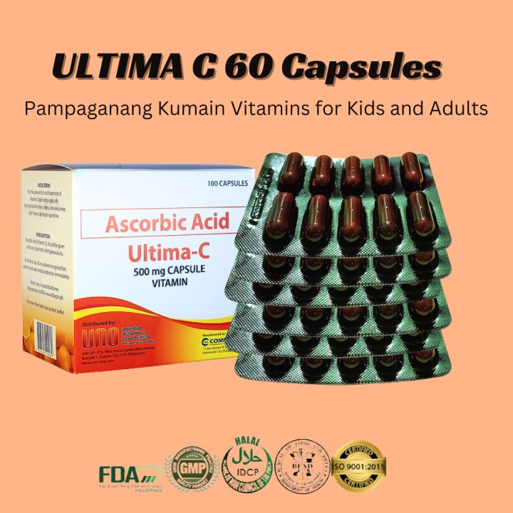 ULTIMA C 60 CAPSULES Vitamins PAMPATABA at PAMPAGANANG KUMAIN | Lazada PH