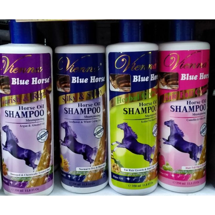 Vienna Blue Horse Shampoo 350 ml Pink Ungu Biru Dongker - Shampo Kuda ...