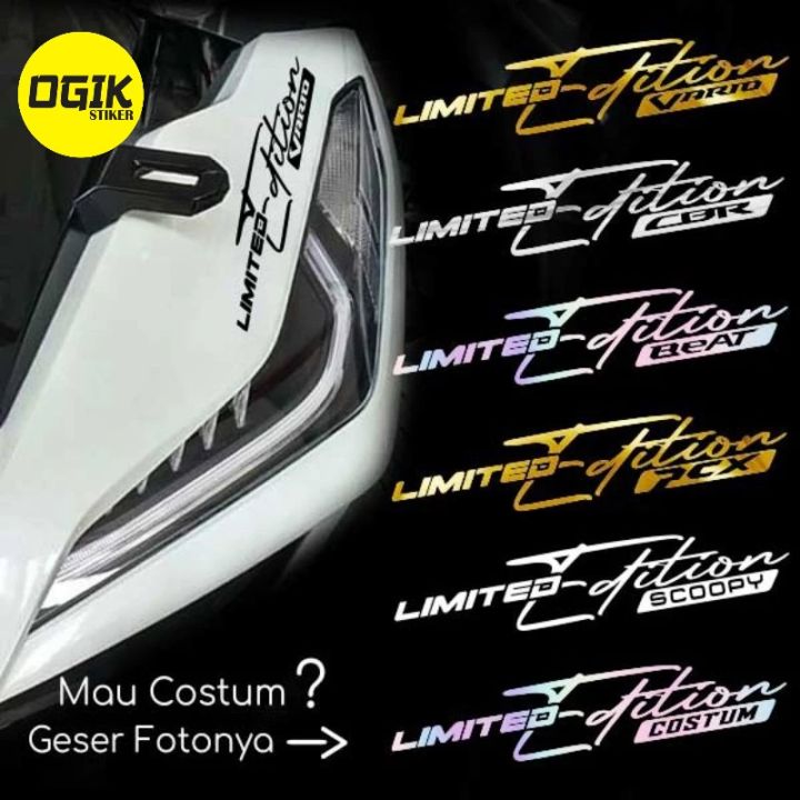 stiker vario limited edition new sticker motor limited edition | Lazada ...