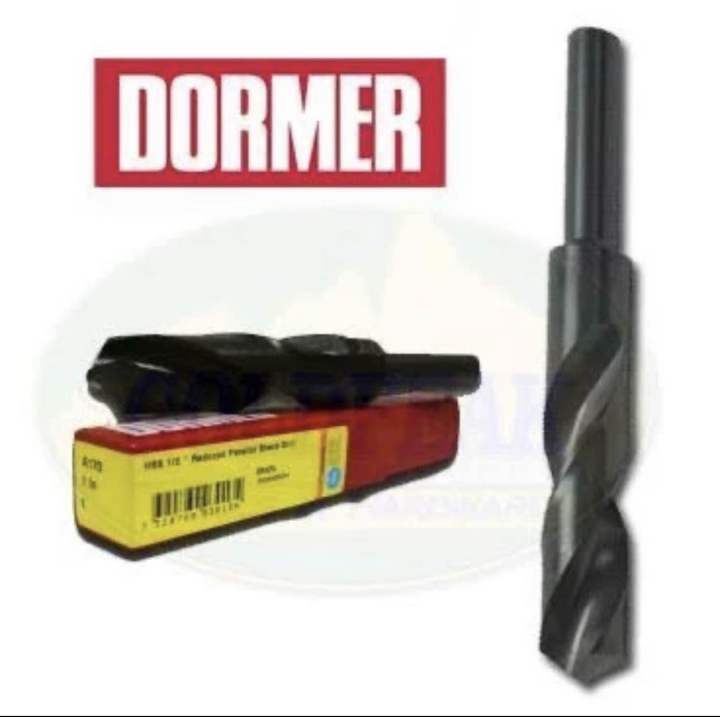 Dormer (Original) HSS Reduce Shank Drill Bit (9/16”-2”) [FOR METAL USE ...