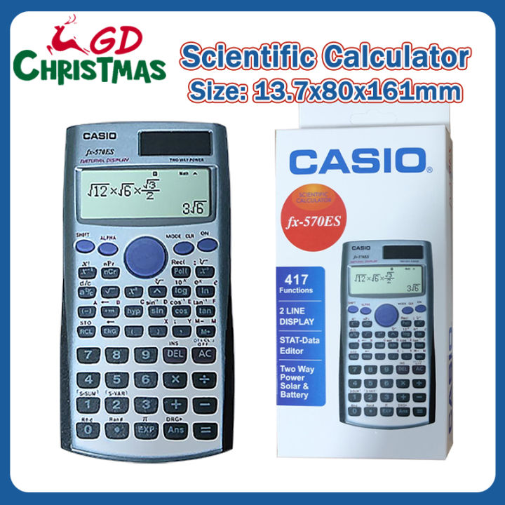 Casio Scientific Calculator FX-570ES Student Function Scientific ...