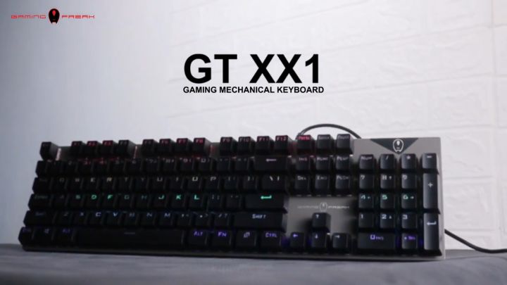 Gaming Freak GT-XX1 Mechanical Gaming Keyboard - Blue/Brown Switch | Lazada
