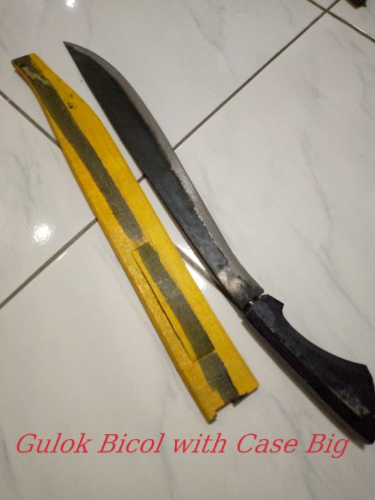 Agricultural Tool Gulok with Case Big Molye Blade | Lazada PH