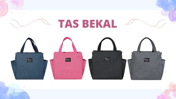 Tas Bekal Lunch Bag Cooler Makanan Anak Tas Lunch Box 008 | Lazada ...