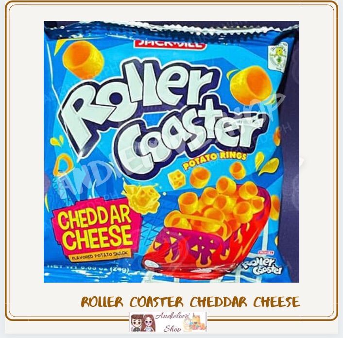 [FOOD] Roller Coaster 24G ( Cheddar Cheese, Barbeque flavor) Assorted ...