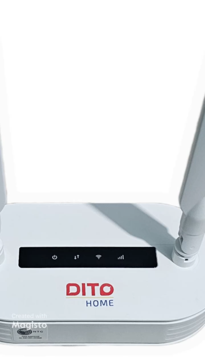 DITO HOME 5G High-Speed Wi-Fi Router 100Mbps with RedCap Technology ...