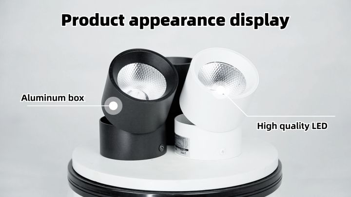 LED Downlight Spotlight For Ceiling Light Foldable Downlight 7/10/15W 220V Ceiling Lights Modern ...