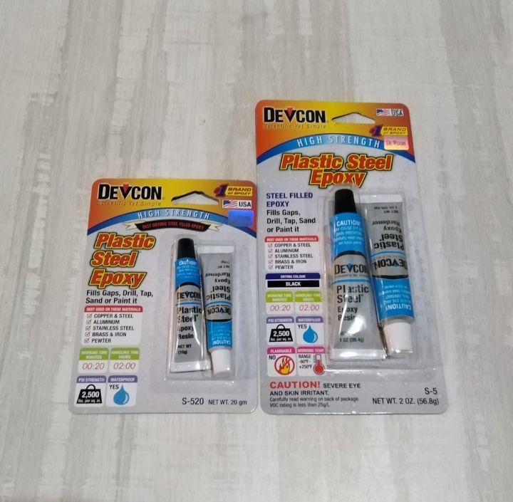 PANDIKIT SA STAINLESS DEVCON PLASTIC STEEL EPOXY 20G (S-520) / 56.8G (S ...