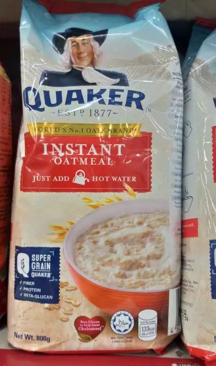 QUAKER INSTANT OATMEAL (800g.) WORD NO. 1 OATS BRAND | Lazada PH