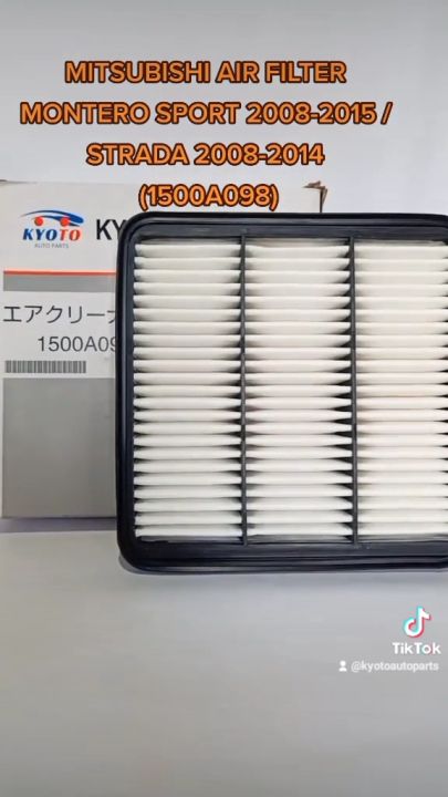 MITSUBISHI AIR FILTER MONTERO SPORT 2008-2015 / STRADA 2008-2014 ...