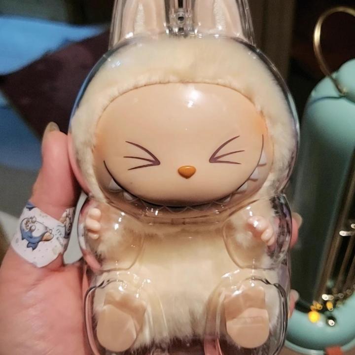 Labubu V1 V2 Protection Case Macaron Sitting Party Transparent Baby ...