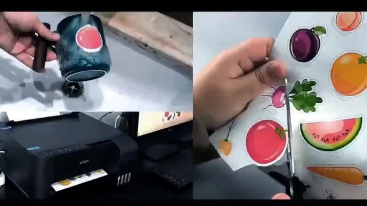 LTT A4 Sticker Sheet 20-Pack Glossy Matte Transparent Waterproof Inkjet ...