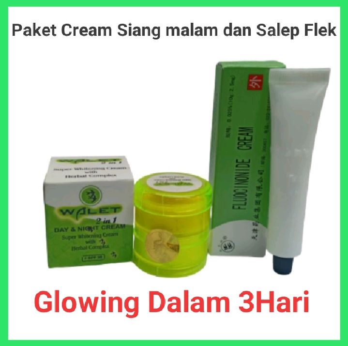 COD Murah Paket Cream Walet 2 in 1 Hijau (kemasan hijau + full hologram ...