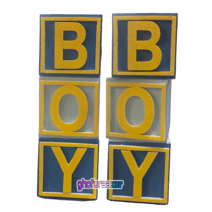Box huruf styrofoam kotak kubus custom huruf angka nama gabus warna ...