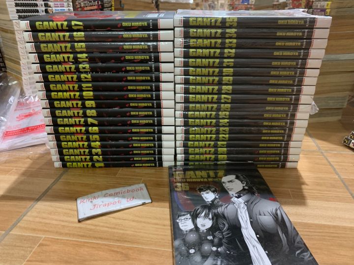 Boxset + Gantz 37 เล่มจบ หนังสือการ์ตูน มังงะ มือสอง สภาพสะสม + มือ ...