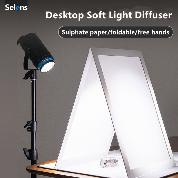 Selens Photography Props Foldable Soft Light Diffuser Desktop Sulphate ...