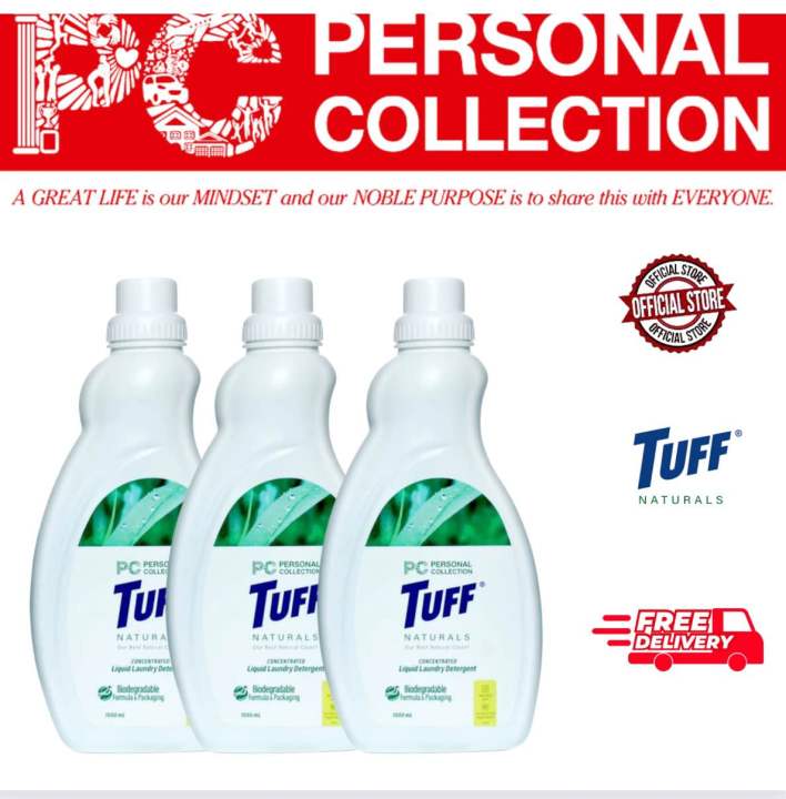 PERSONAL COLLECTION Tuff Naturals Liquid Laundry Detergent 1000ml 100% ...