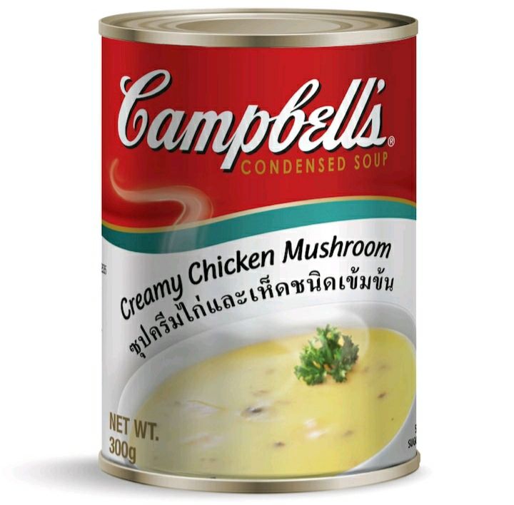 แคมป์เบล ซุปครีมไก่และเห็ดชนิดเข้มข้น Campbell's Creamy Chicken ...