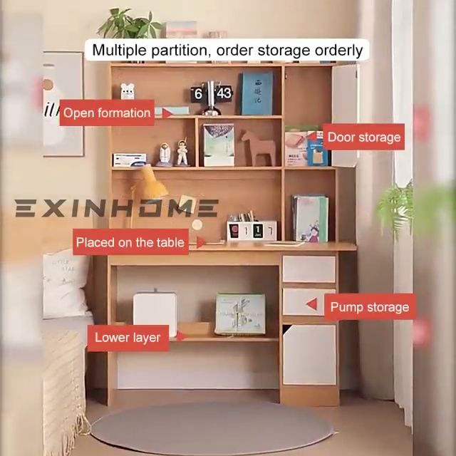 Computer table Study table office table with Drawer set study table for Wood Computer Desk Table ...