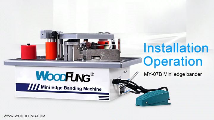 MY07B Mini Woodworking Edge Banding Machine PVC/ABS/Melamine Used With ...