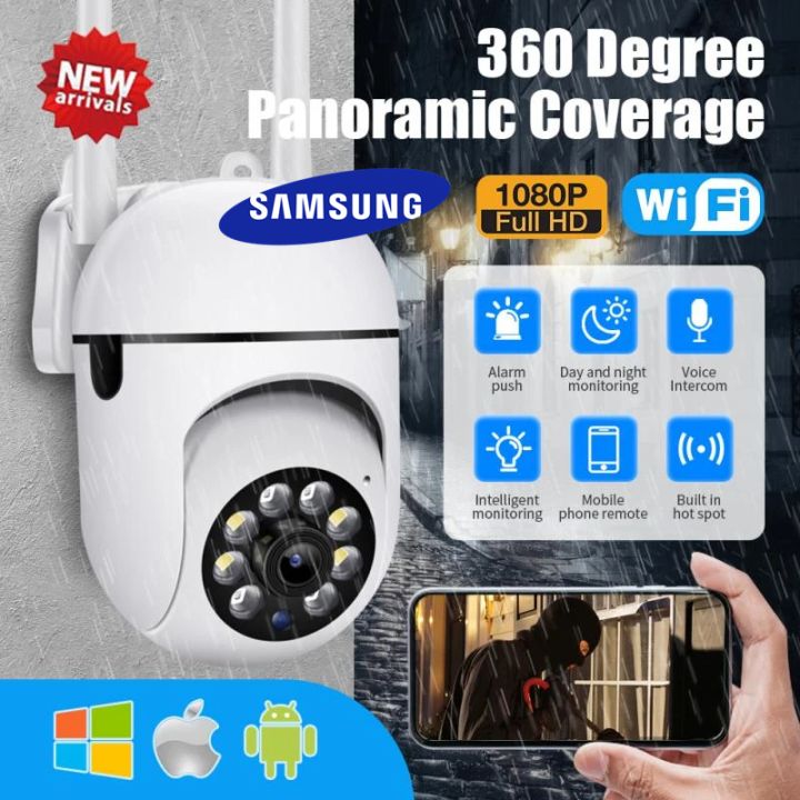 SAMSUNG cctv camera with audio cctv connect to cellphone and wifi cctv ...