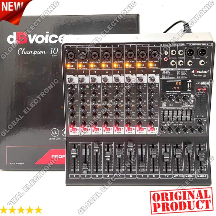 Mixer Auido DB Voice Champion 10 Original 10 Channel 32bit Digital ...
