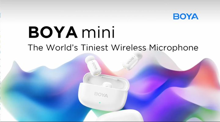 (New Arrivals)BOYAmini Wireless Microphone Super Mini Mic Lavalier ...