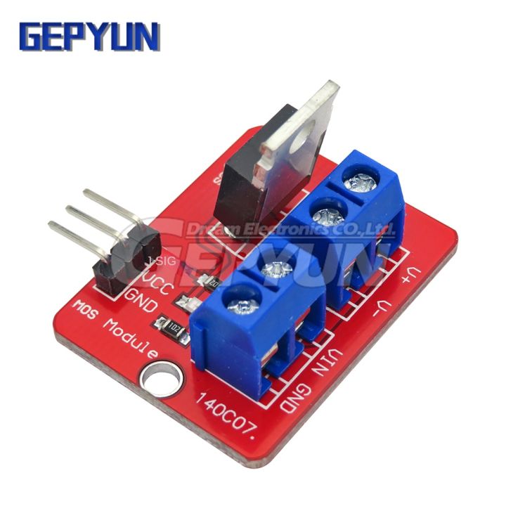0 24v Top Mosfet Button Irf520 Mos Driver Module Mcu Arm Raspberry Pi