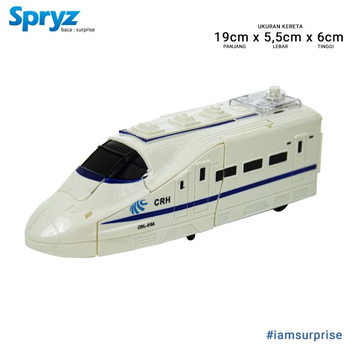 spryz revamp robo kereta api berubah menjadi robot | Lazada Indonesia