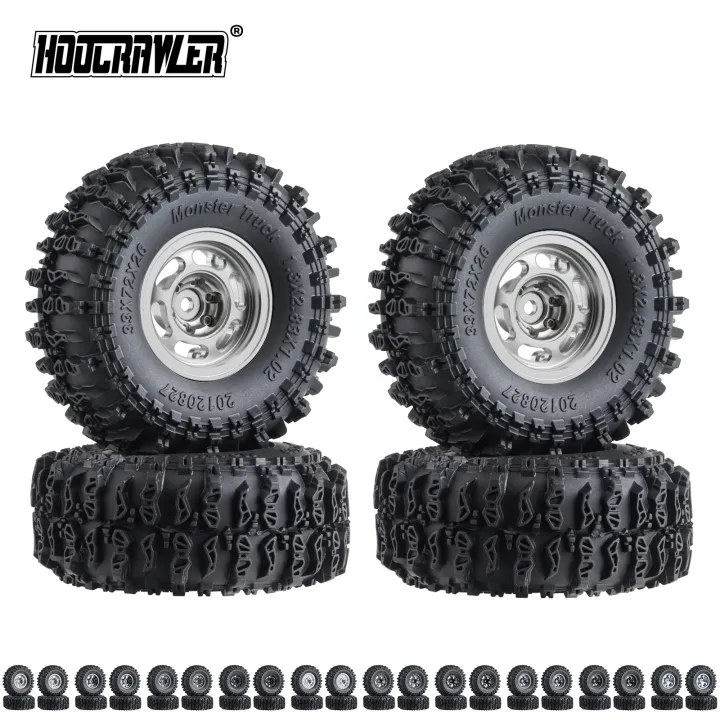 Hoocrawler Rubber Wheel Tires kit Swamp Claw 70*27mm 1.3" Wheel Tires ...