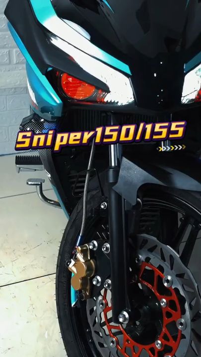 YAMAHA Sniper 150 Sniper 155 Front Fender Carbon Fiber Design Suitable ...