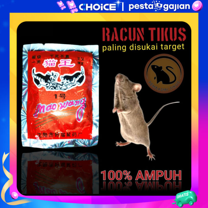 Racun Pembasmi Tikus 10 Sachet | Racun tikus | jebakan tikus | pembasmi ...