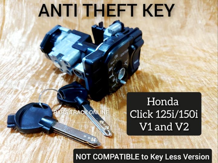 HONDA CLICK 125i/150i V1&V2 ANTI THEFT IGNITION KEY | Lazada PH
