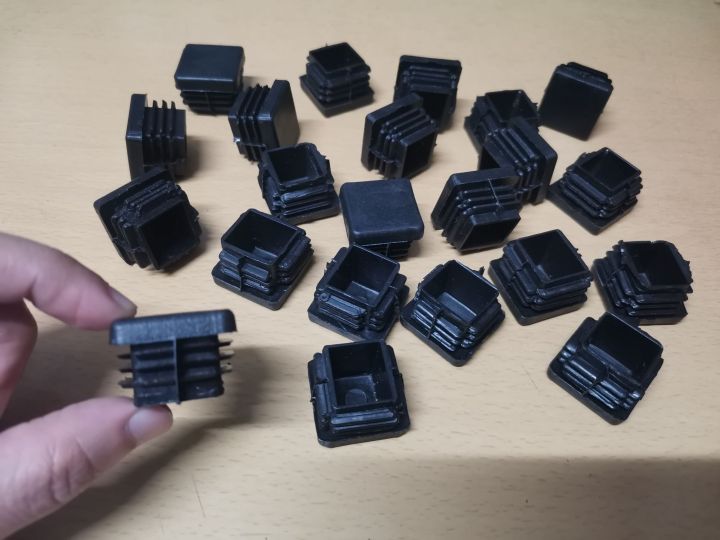 1x1 inch (25mm x 25mm) SQUARE PLASTIC INSERT Footings | Lazada PH