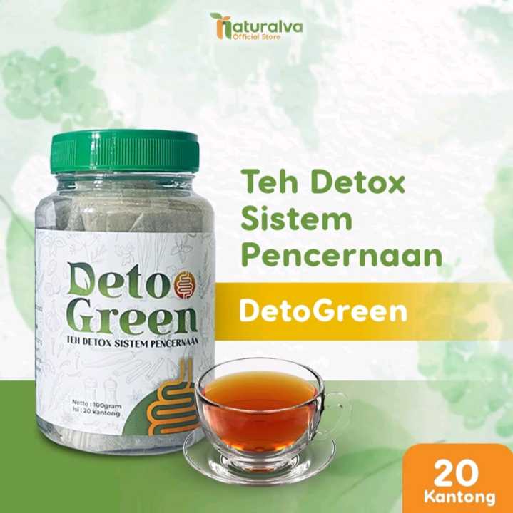Deto Green Teh Sistem Pencernaan Herbal Tanpa Efek Samping dan Tidak ...