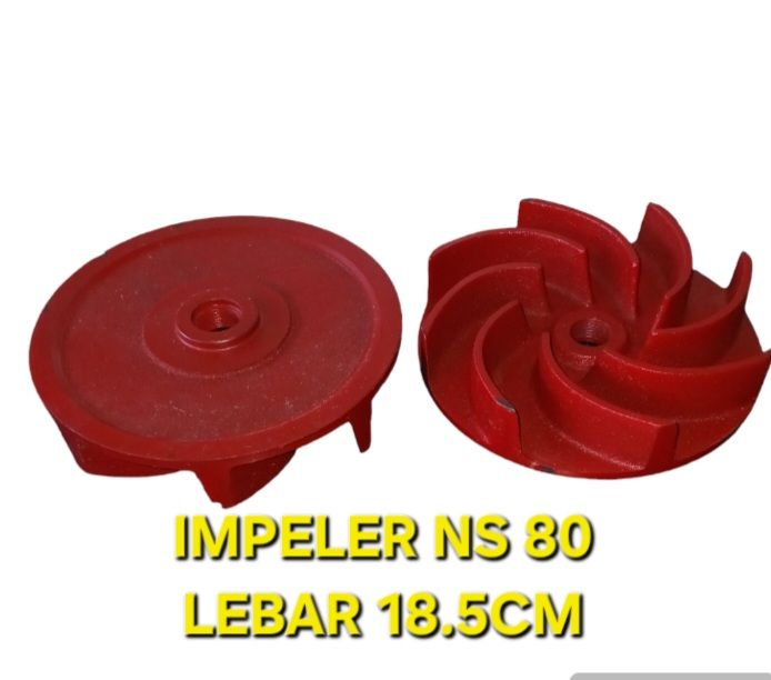IMPELER/KIPAS POMPA AIR NS 80 DAUN 6..DAUN 8 LEBAR 18.5 CM | Lazada ...
