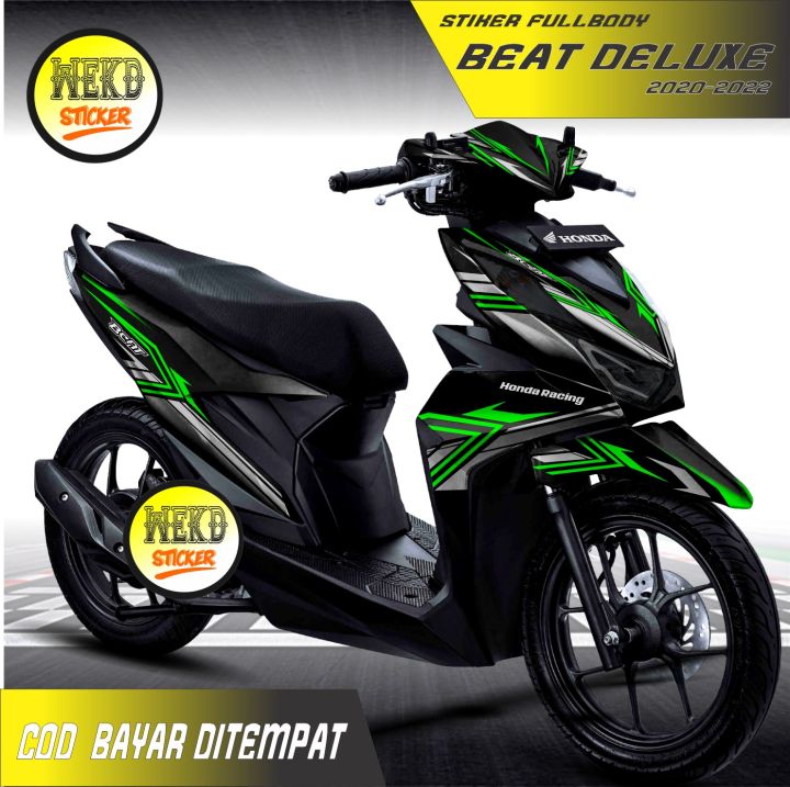 Stiker Fullbody Beat Deluxe 2020-2023 Skotlet Variasi Racing | Lazada ...
