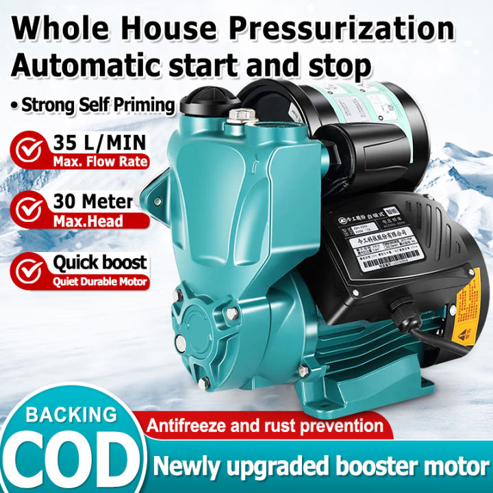 Automatic Self-Priming Water Pump 220V Fully Peripheral Automatic ...