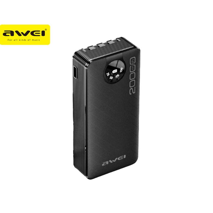 Awei P134K 20000mAh Powerbank Multiple Output Power Bank Fast Charging ...