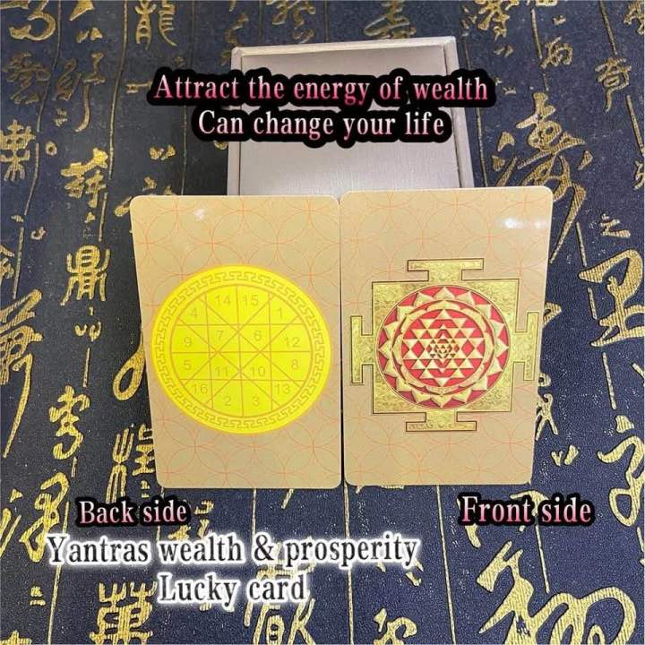 Lucky yantra wealth & prosperity lucky card | Lazada PH
