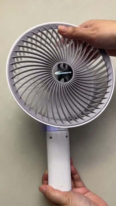 MAIMEITE Handheld Fan 3 gear Mini Fan USB Rechargeable Desk Clip Fan ...