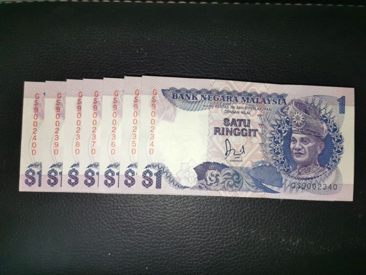 Banknote Malaysia 6th-RM1 Running Number (Price per pcs) | Lazada
