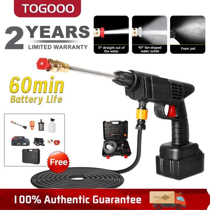 TOGO Water Jet Cordless Car Wash Portable High Pressure Waterjet Gun ...