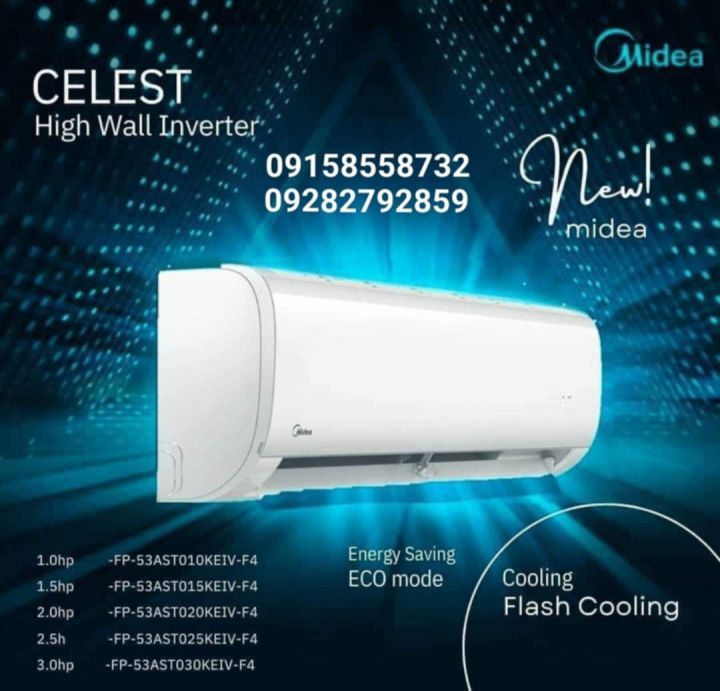 MIDEA 2HP Celest Split Type Inverter Airconditioner | Lazada PH