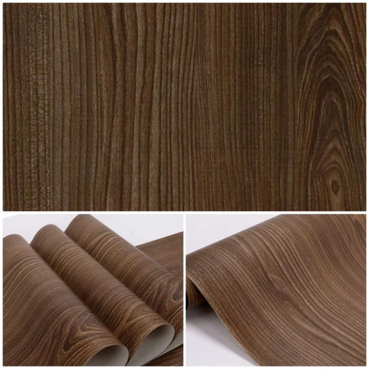 Wallpaper Stiker Dinding Motif Kayu Alami Cocok Untuk Meja Pintu Dan ...