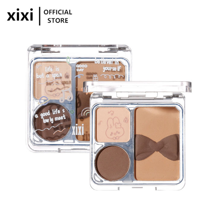 Xixi Makeup Eye Shadow Billie Diary Three Colour Eyeshadow Matte ...